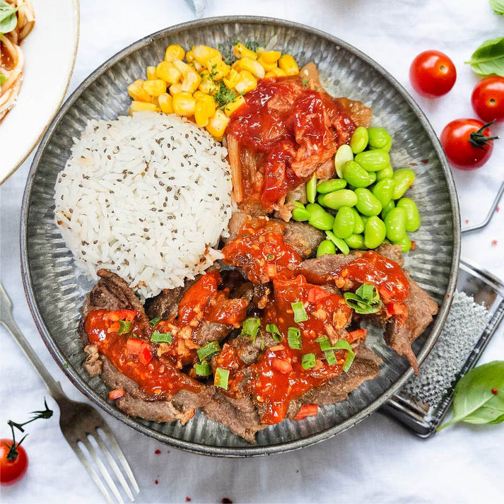 Korean Beef Bibimbap w/ Chia Seeds Rice – FITTERY HK